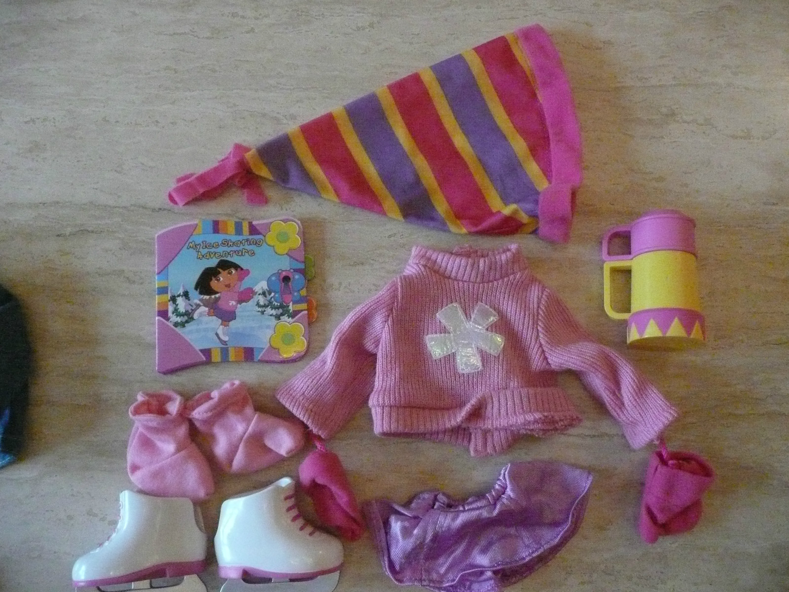 ***DORA DRESS UP ADVENTURE DOLL ICE SKATING OUTFIT CLOTHES SET*** | eBay UK