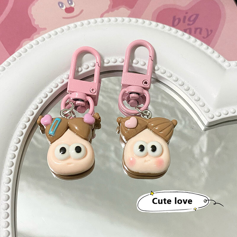 Cute Potatoes Keychain Cartoon Big Mouth Monster Keychain Bag Pendant ...