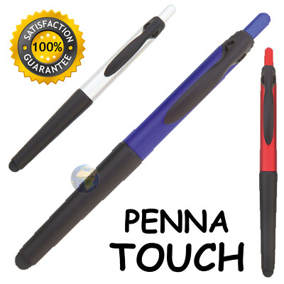 Stylo-Plume Écran Tactile Stylet Capacitif Mobile Encre Bleu Smartphone ...