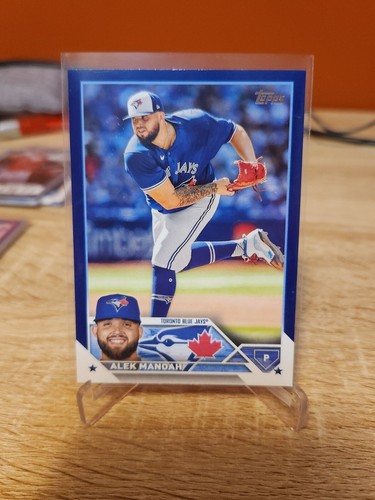 Alek Manoah Retail Blue Parallel 2023 Topps Series 2 Card 540 Toronto ...