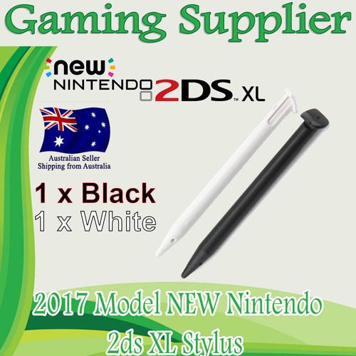 2 X New Nintendo 2DS XL (2017 Model) Stylus Touch Screen Pen BLACK ...