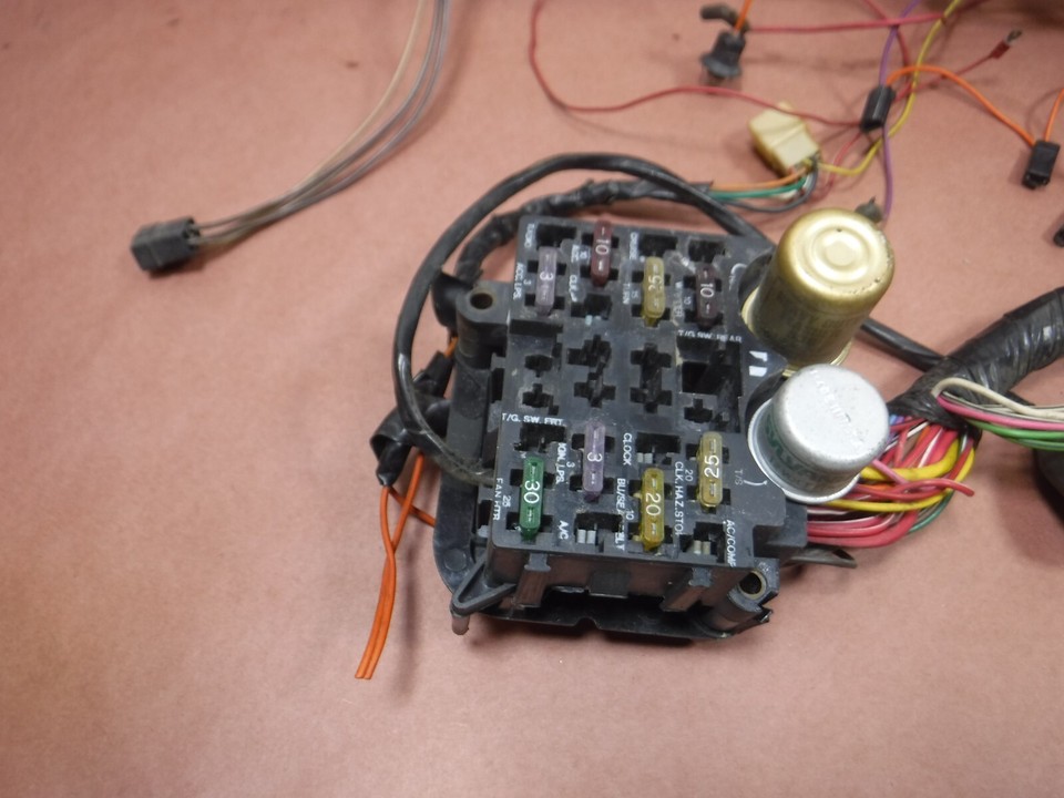 Jeep C5 Cj7 78-80 Under Dash Fuse Block Wiring Harness Factory EOM Free ...
