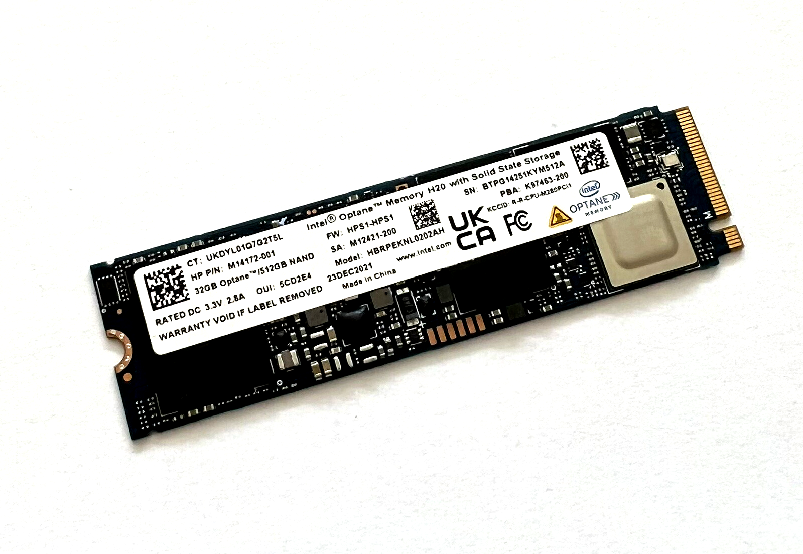 Intel Optane Memory H20 HBRPEKNL0202AH 512GB M.2 2280 NVME SSD 512GB ...