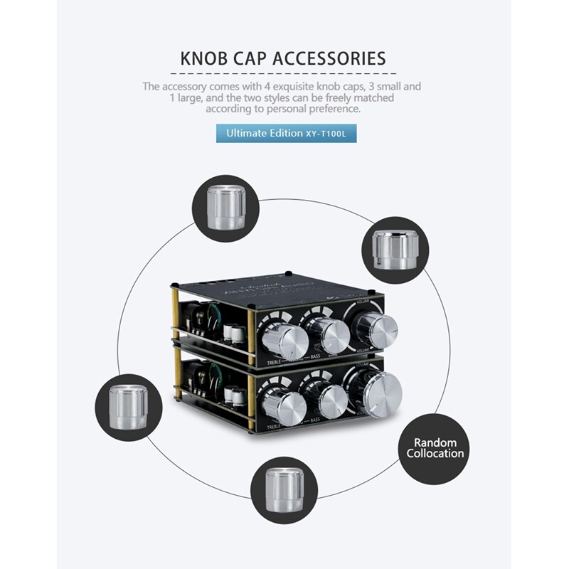 Bluetooth 5.0 100W+100W Subwoofer Amplifier Board 2.1 Channel Class D ...