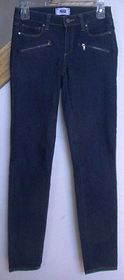 Paige Indio Zip Jeans Size 27 | eBay