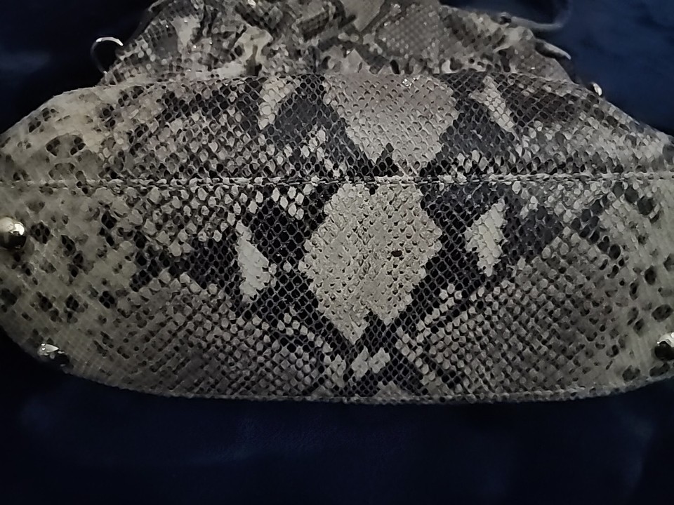 Michael Kors Python Snake Skin Bag Stunning! Shiny | eBay