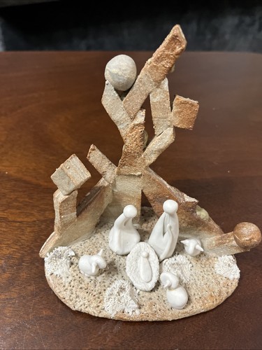 Stone Art Christmas Nativity Set | eBay