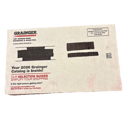Grainger 2026 Industrial Supply Catalog NEW never opened | eBay