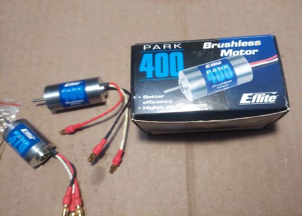 E-Flite EFLM1000 2 Park 370 & 400 Brushless Motors Lot 4200Kv For RC ...