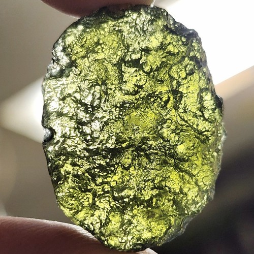35ct (7g) Moldavite Rough Raw Crystal Meteorite Czech Tektite ...