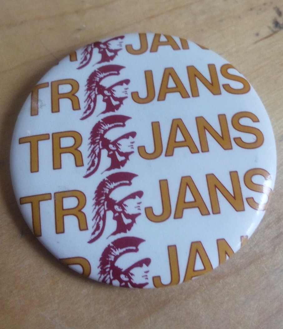 Vintage USC University of Southern California Trojans Pin Button | eBay