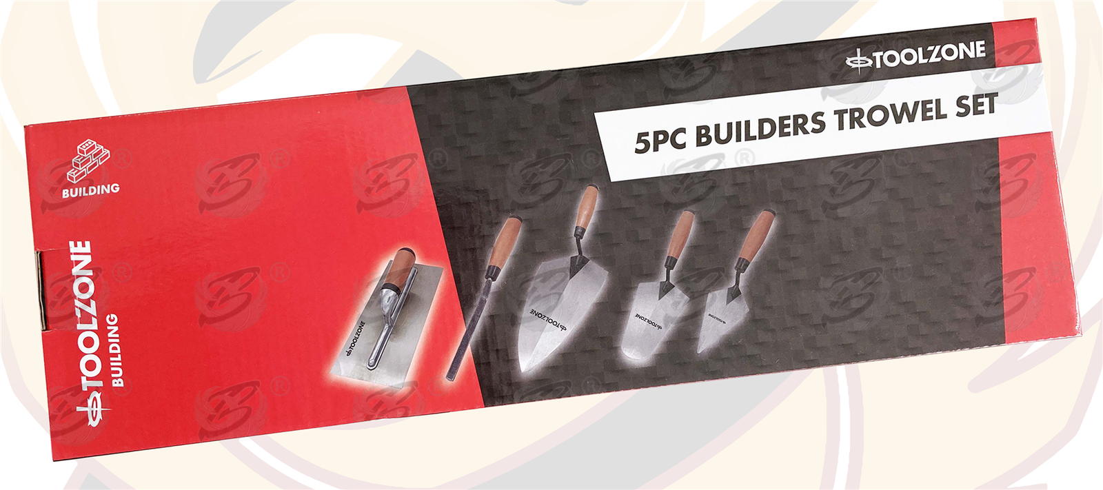 Builder's Trowel Set Building Brick Pointing Gauging Jointer Trowels 5 ...