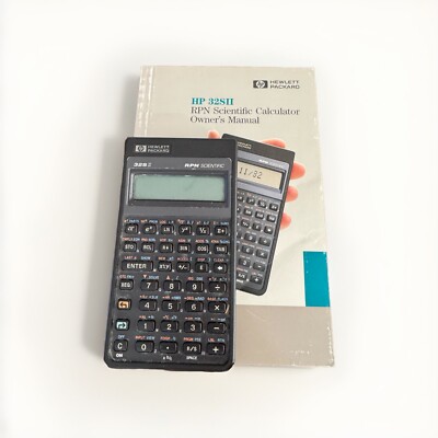 HP 32SII RPN Scientific Calculator and Owner’s Manuel Vintage | eBay