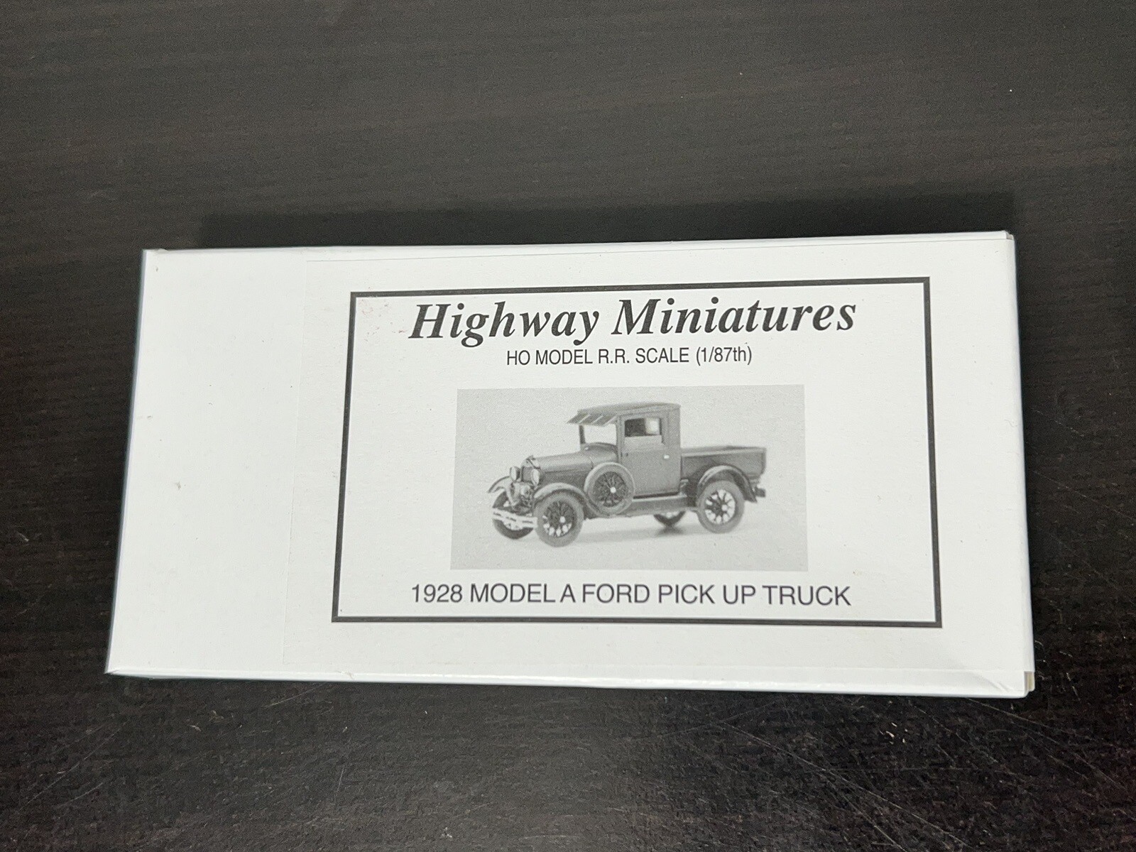 1928 Model a Ford Pickup Truck HO Scale Jordan Highway Miniatures 360 ...