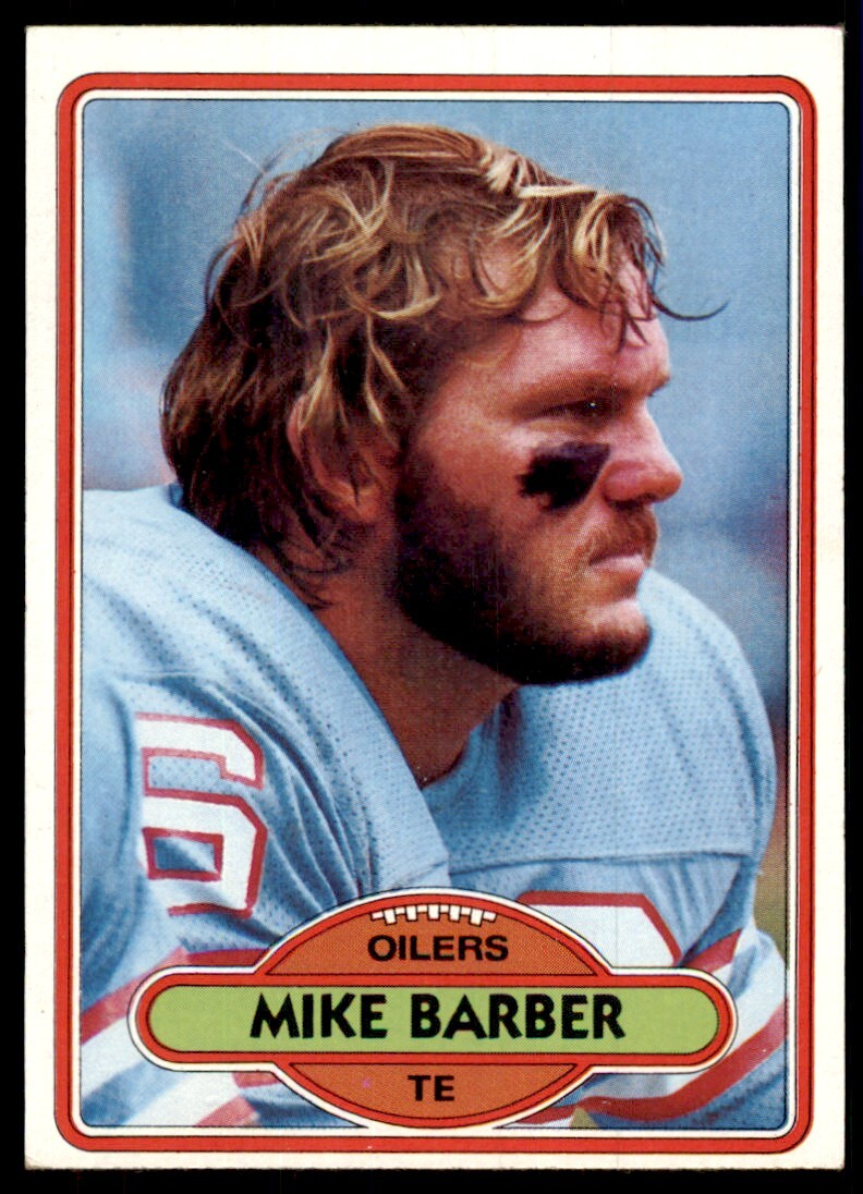 1980 Topps Mike Barber Football Card Houston Oilers #272 | eBay