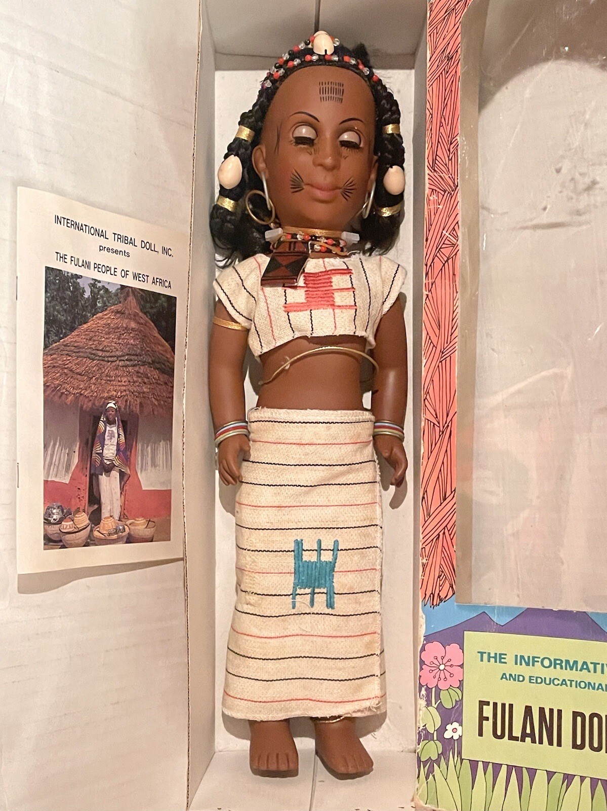 VINTAGE 1986 The Informative and Educational FULANI DOLL and Color Book ...