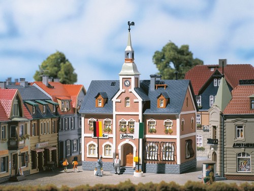 TOWN HALL TT (1:100) Auhagen kit 12241 | eBay
