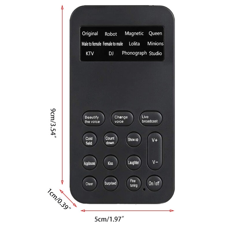 Handheld Voice Modulator Device Scream Sound Effects Machine for ...
