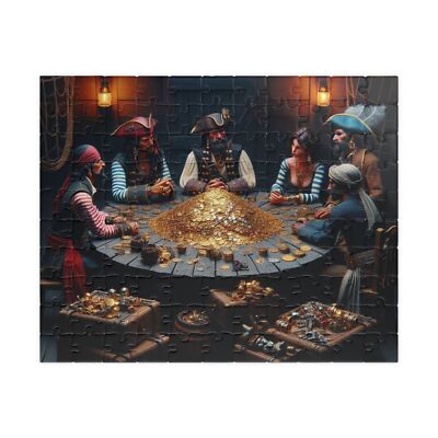 Pirate Treasure Puzzle, Educational Game, Family Fun, Party Activity ...