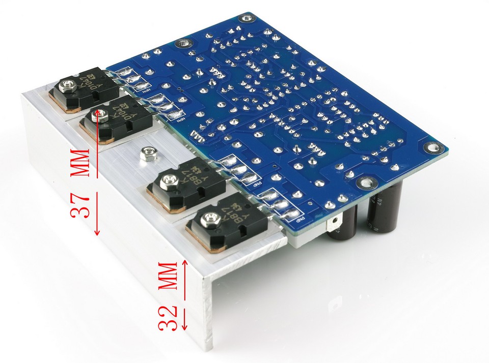 Assembeld LJM L20 mono Amplifier board With Angle Aluminum Mono 350W ...