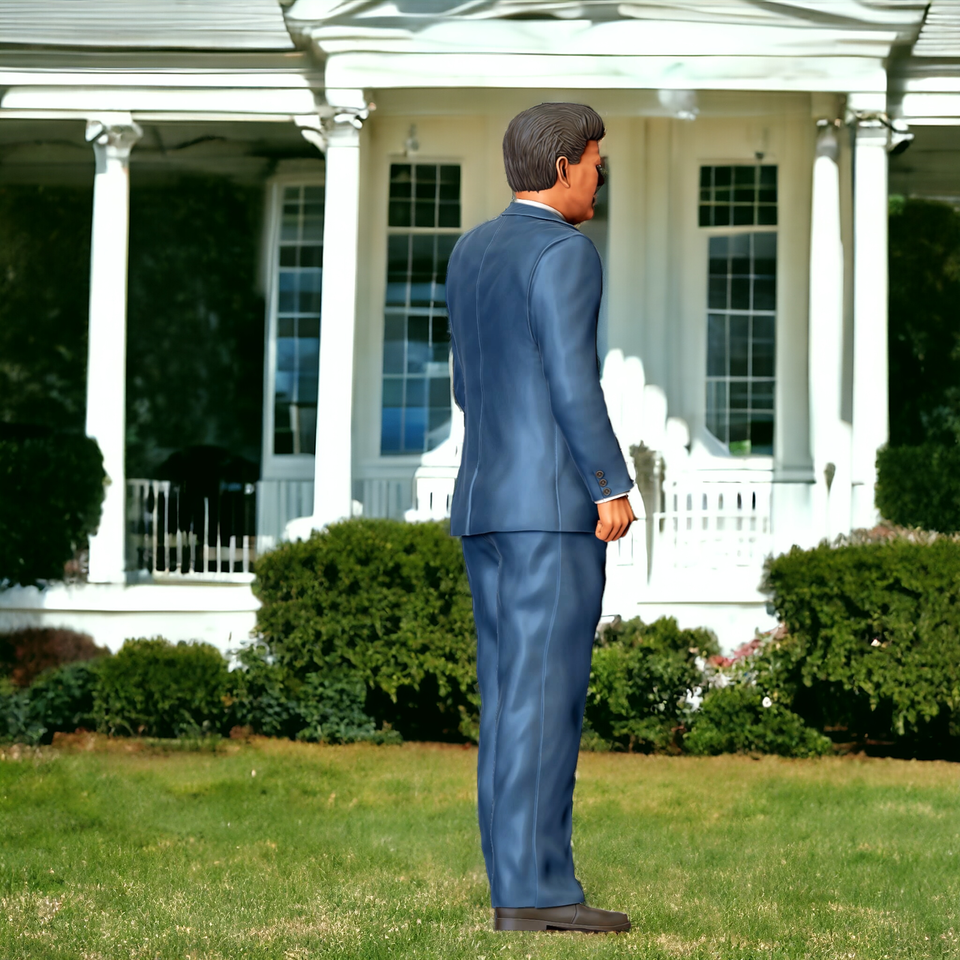 President John F Kennedy Resin 3d print Unpainted JFK Figure POTUS | eBay