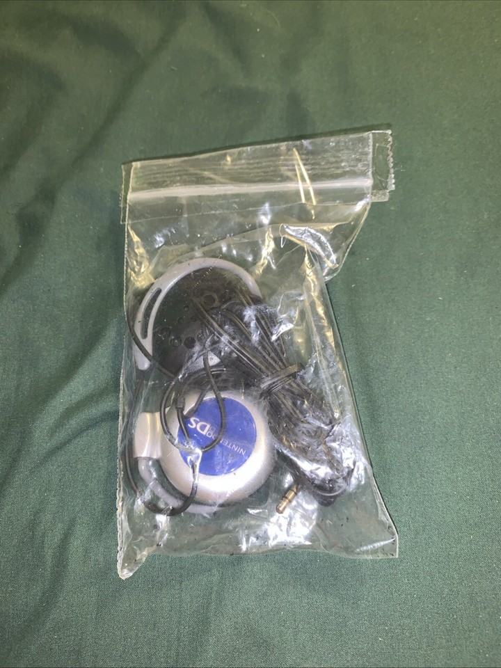 Nintendo DS Headset Original Blue Earphones w/ Ear Clips (Missing ...