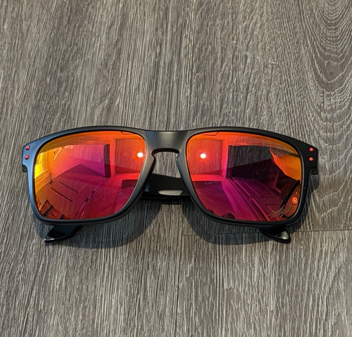 RARE Oakley HOLBROOK Black Ducati Ruby Iridium Sunglass - Nicky Hayden ...
