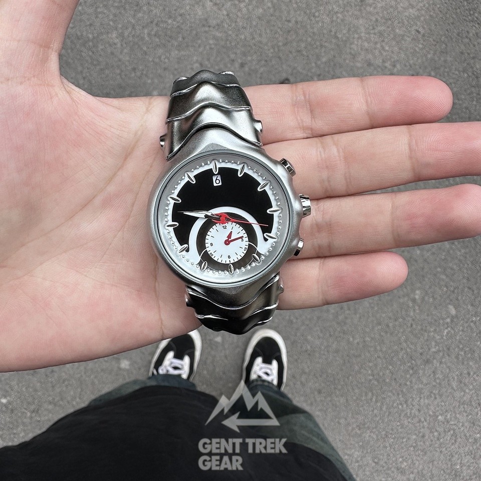 Y2K Watch Men's Watch Quartz Chronograph Futuristic Design | eBay