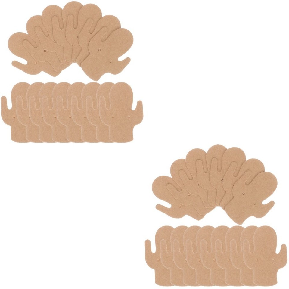 100 Pcs Earring Cards for Selling Jewelry Making Cactus Holder Display ...