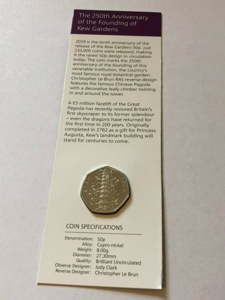 50p coins 2009 2010 2011 2016 2018 Royal Shield Kew 2019 1992 EEC 2020 ...