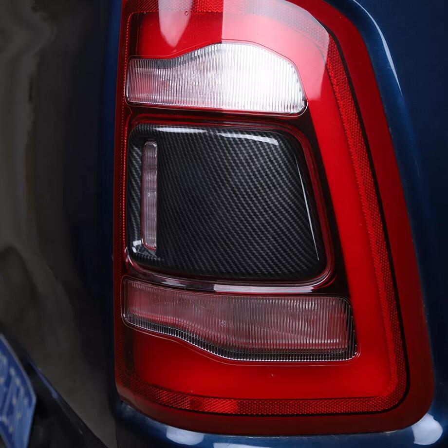 For 2019 - 2024 Dodge Ram 3500/2500/1500 Carbon Rear Light Lamp Frame ...
