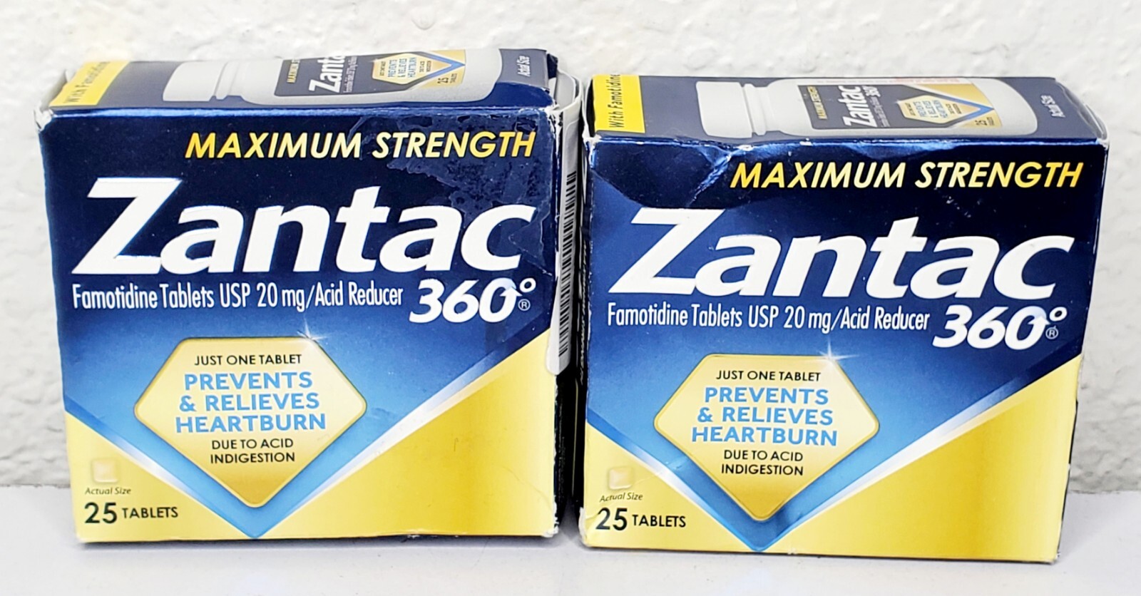 Zantac Maximum Strength 360 Degree Relieves Heartburn 50 Ct (Exp 09/ ...