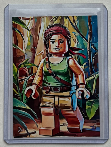 Lara Croft Limited Edition Artist Signed "The Minifigure" Trading Card ...
