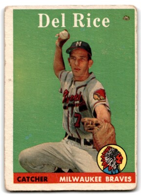 1958 Topps Del Rice Milwaukee Braves #51 | eBay