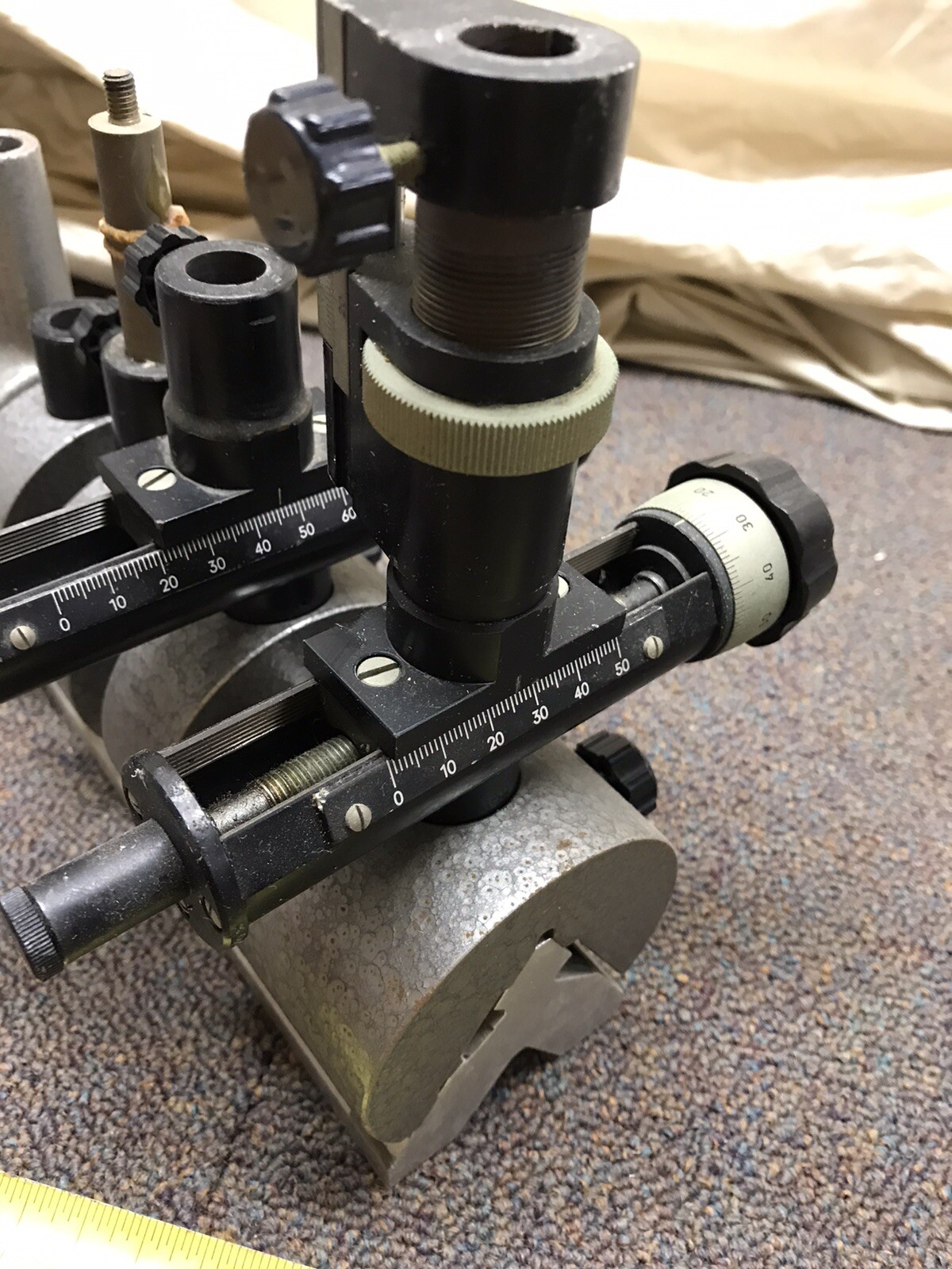 Spindler & Hoyer Gottingen Rail Mounted Optical Positioner LOT ...