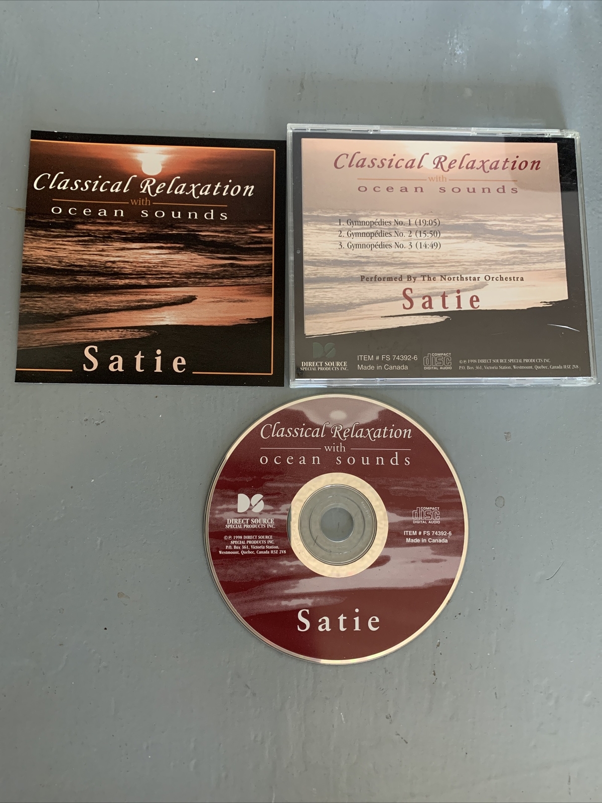 Classical Relaxation With Ocean Sounds: Satie - NORTHSTAR ORCHESTRA (CD ...
