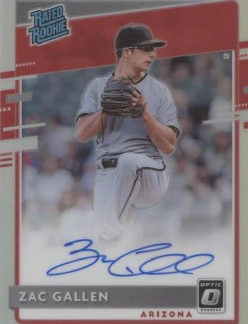 2020 Panini Donruss Optic - Rated Rookie Signatures Zac Gallen #RRS-ZG ...