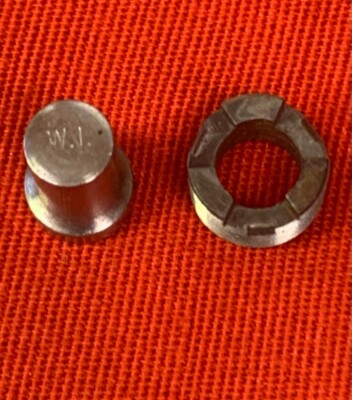 #80 WW2 M1 / M2 30 US Carbine PISTON +NUT Marked W.I. (Inland) Unused ...