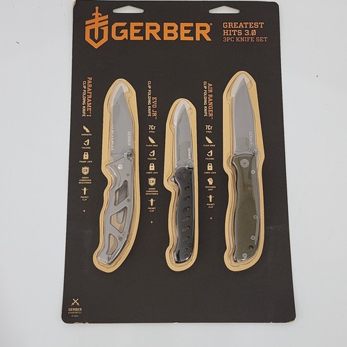Gerber 3-Piece Folding Knife Set Gerber Gear, Greatest Hits 3.0 | eBay