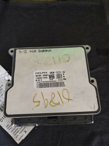 2011 12 KIA SEDONA OEM ECU ENGINE CONTROL MODULE [CHECK PART#]39109 ...
