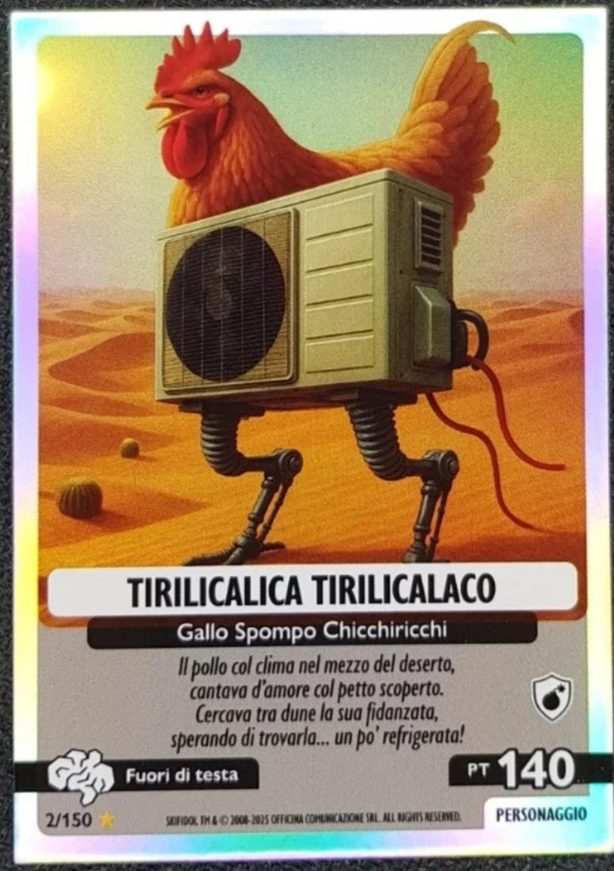 Carte skifidol brainrot italian card game trading brain rot rare cards ...