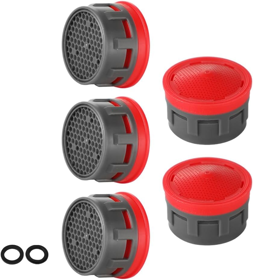 JQK Faucet Aerator, 2.2 GPM Flow Retrictor Insert Aerators Replacement ...