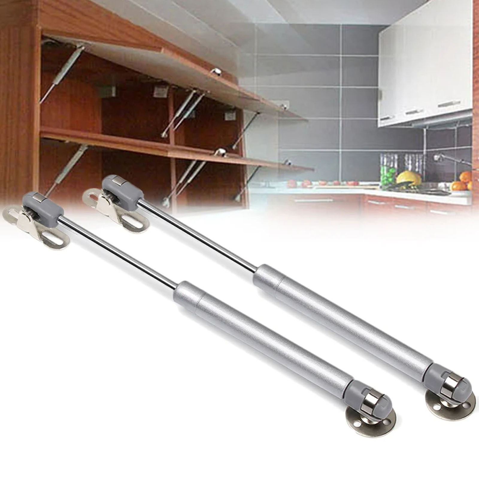 2/4Pcs Door Hinge Hydraulic Gas Strut Support Furniture Cabinet Props ...
