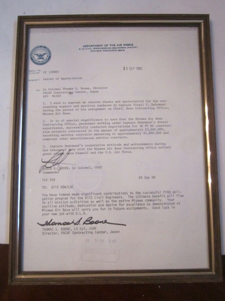 Air Force Letter Format