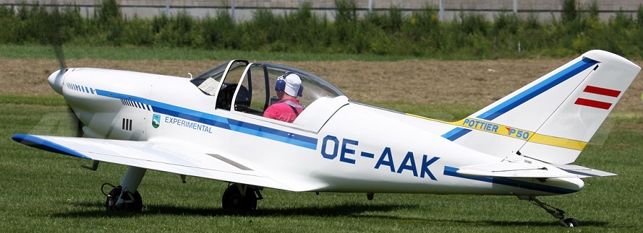 P-50 Bouvreuil Pottier France Airplane Wood Model Replica Large Free ...