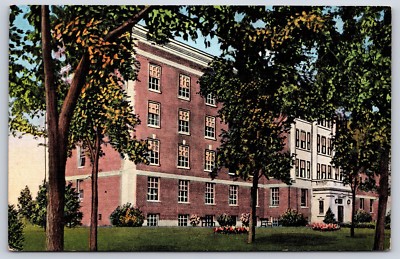 Municipal Hospital Building in Beloit, Wisconsin Rock County Linen ...