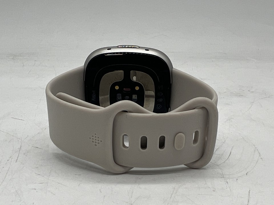 Fitbit Sense 2 FB521 Advanced Health Smartwatch White Gold Used | eBay