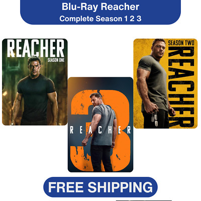 Reacher Season 1-3: Complete Set Blu-Ray Brand New 1080p Full HD Region ...