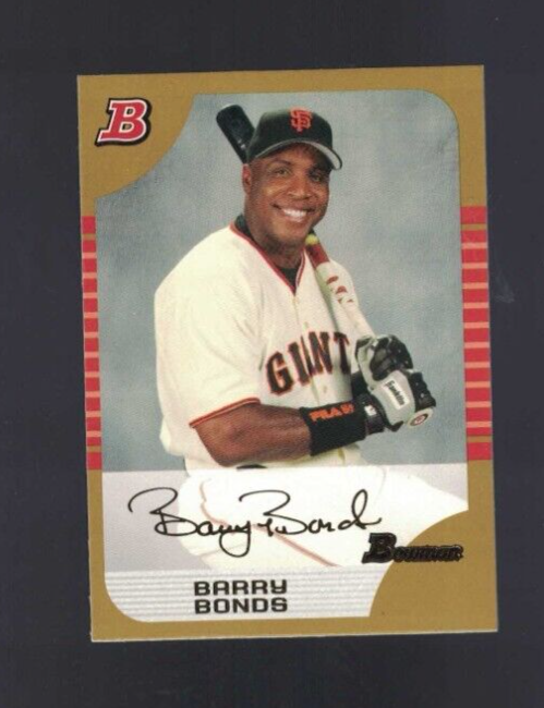 2006 Topps Bazooka Gold Chunks Signature#100 Barry Bonds San Francisco ...
