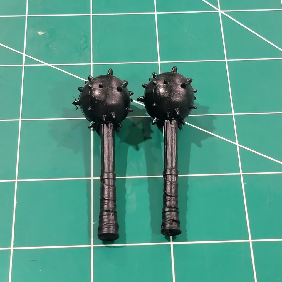 Custom Arsenal pack resin black cast 1:12 pair of Mace | eBay